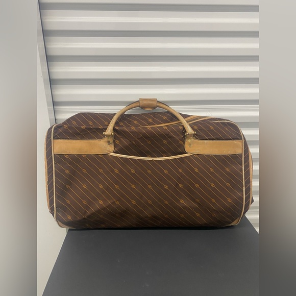 Gucci | Bags | Vintage 98s Gucci Gg Monogram Travel Luggage Bag | Poshmark